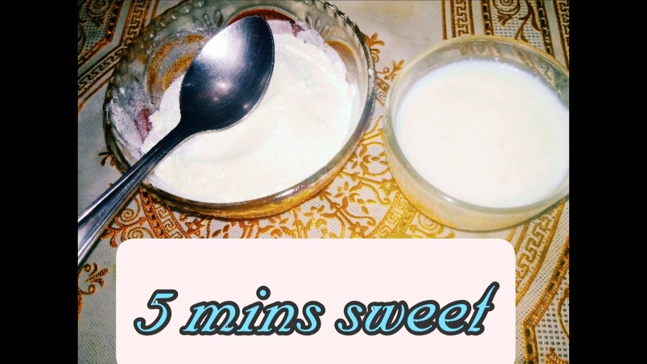 5 mins sweet | Sweets Recipe | Quick And Easy Sweets At Home | Homemade ...