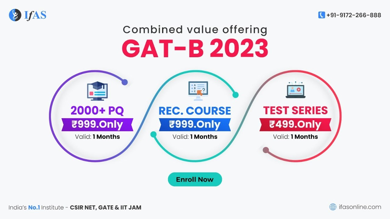 FINAL CHECKLIST FOR GAT - B 2023 ASPIRANTS | IFAS - YouTube