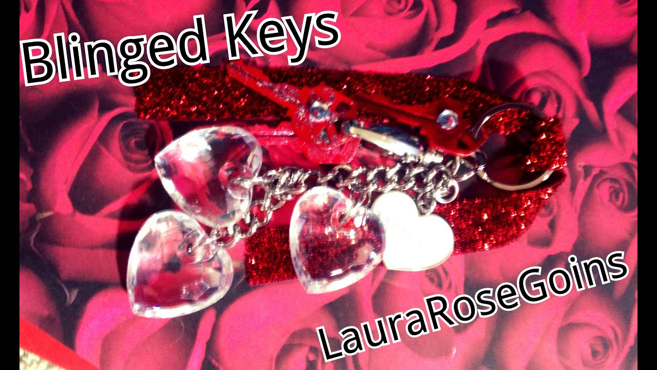 Blinged Keys ♥ DIY Tutorial!! - YouTube