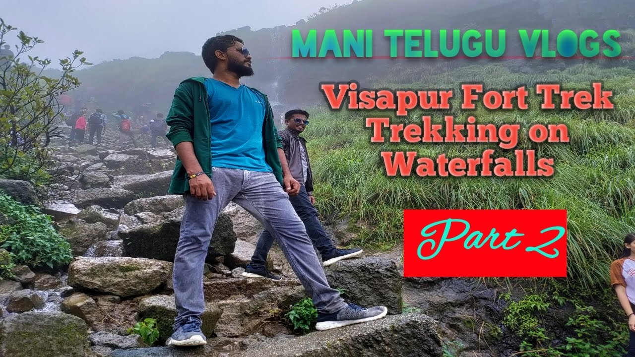 Visapur fort Trekking on Waterfalls 4K Video | Most beautiful Place ...