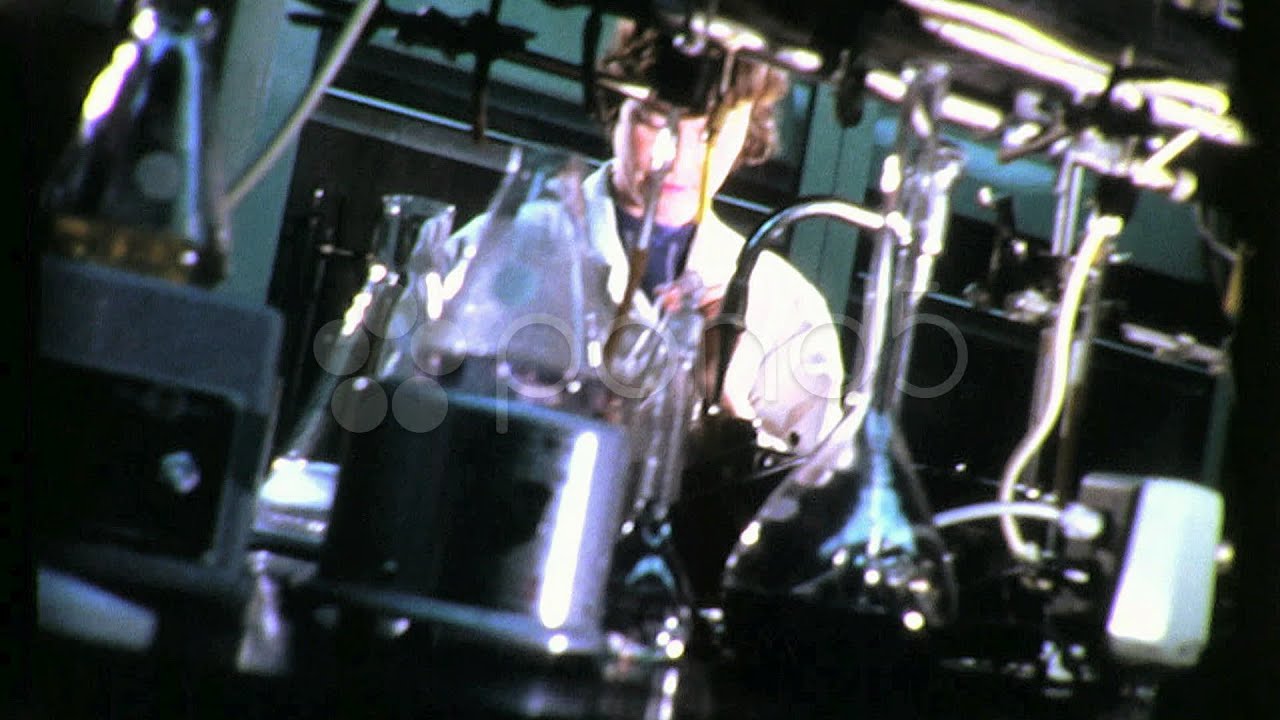 Woman Scientist Research Works Laboratory 1960S Vintage Retro Film ...