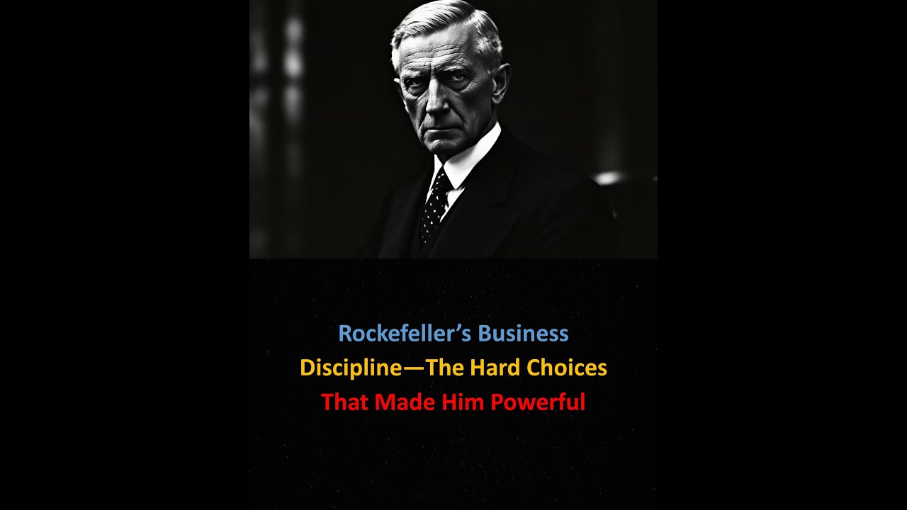 Rockefellers Business Discipline. The Hard Choices That Made Him ...