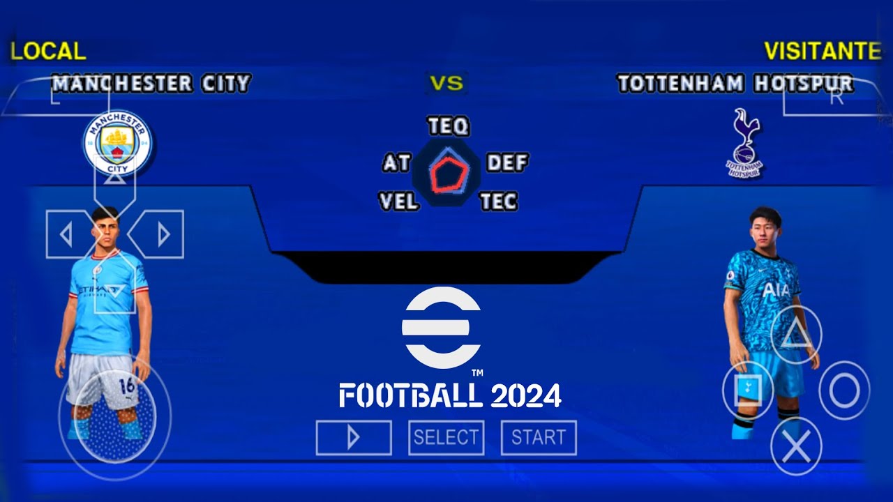 eFootball 2024 | PES 24 PPSSPP OFFLINE ANDROID Original Graphics PS5 ...