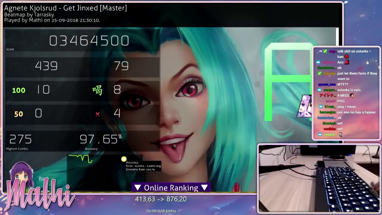 AR11 Plays & Cool Scores by the #2 osu! Player! Best Of Mathi osu ...