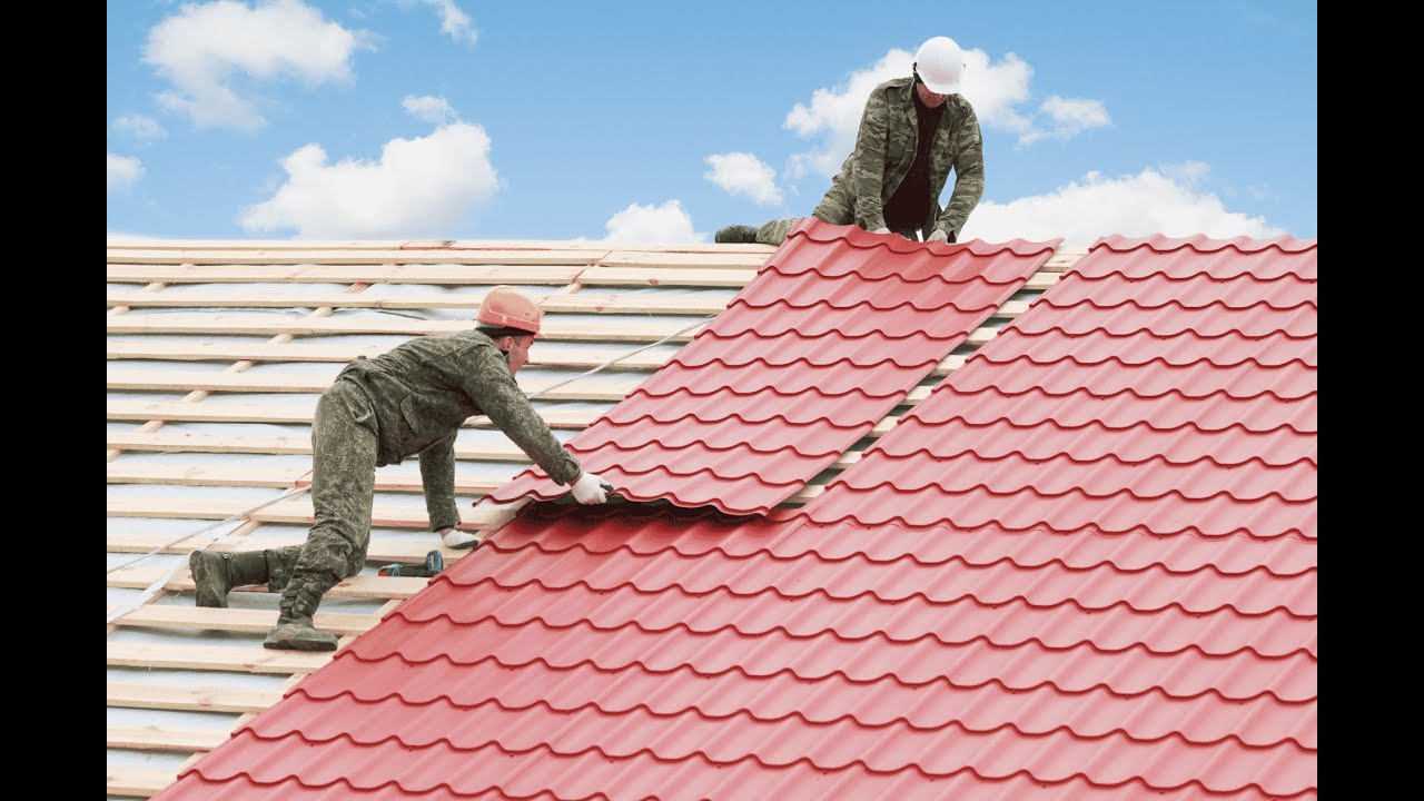 How to install asa synthetic resin roof tiles ? - YouTube
