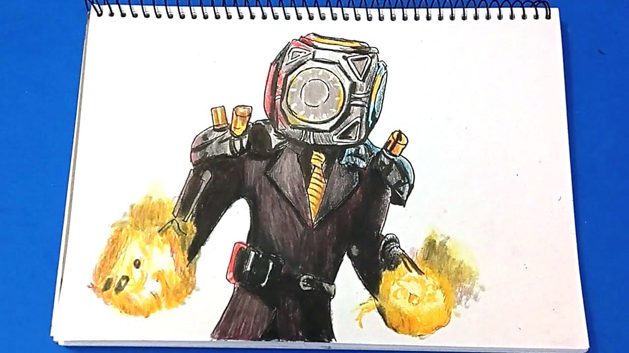 How to draw Future Large Clockman Skibidi Toilet Multiverse #domstudio ...