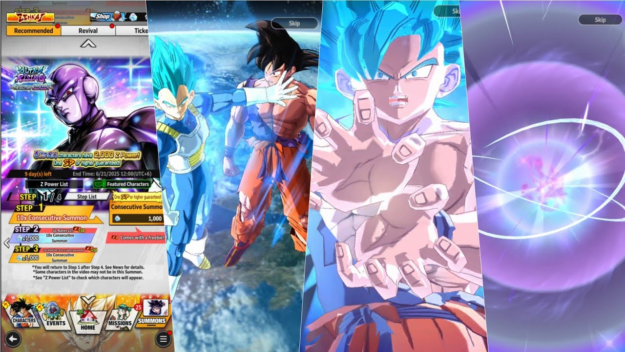Ultra Hit Banner Summoning | Summon | Dragon Ball Legends - YouTube