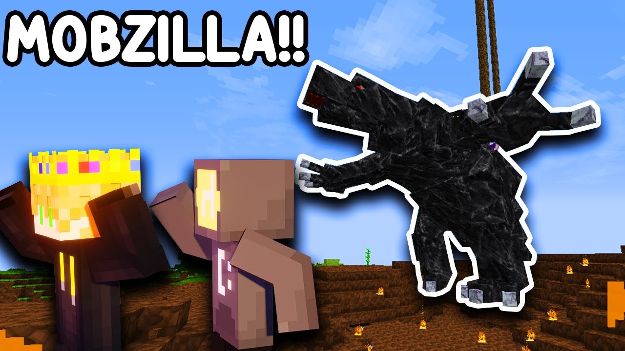 MOBZILLA!! | Minecraft Crazy Craft 2.2 [8] - YouTube