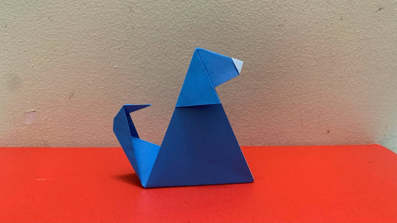 How To Make a paper Dog Easy | Origami Dog Easy Step By Step - YouTube