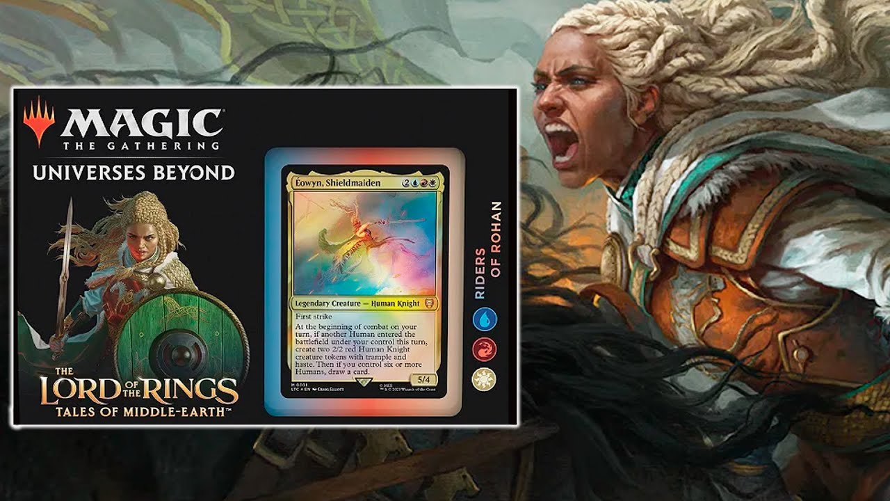 ABRIMOS MAZO COMMANDER RIDERS OF ROHAN - MAGIC THE GATHERING - YouTube