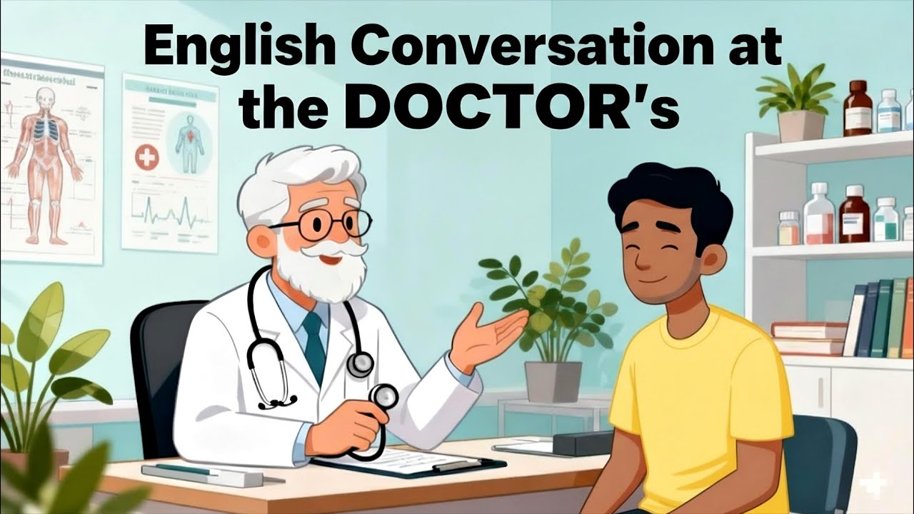 A Visit to the Doctor | Easy English Conversation | Learn Medical ...