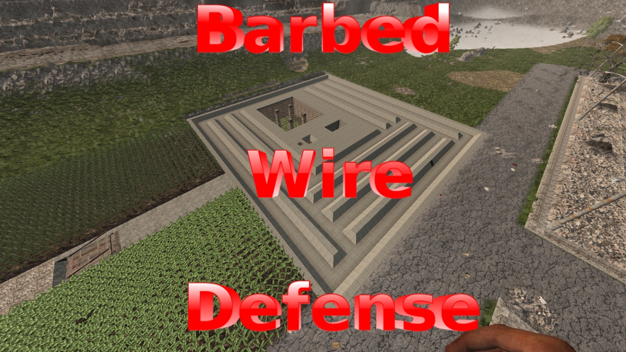 7 Days to Die - Barbed Wire Defense - Day 238 Horde Attack - YouTube