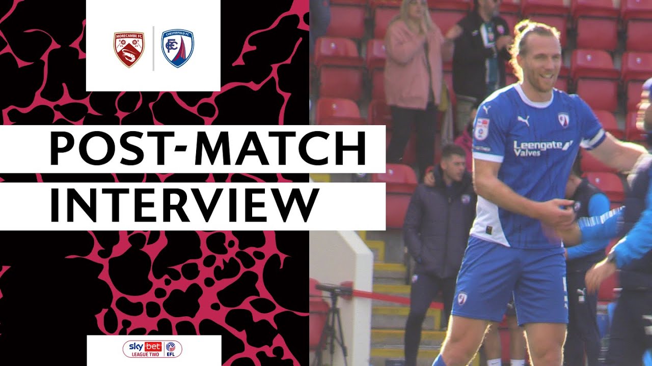 INTERVIEW | Jamie Grimes post-Morecambe - YouTube