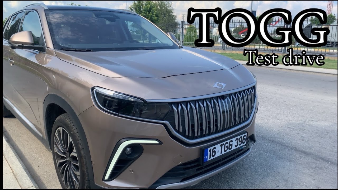 TOGG T10X - Turkish electric car [4K] Test drive. Turkey , Turkiye ...