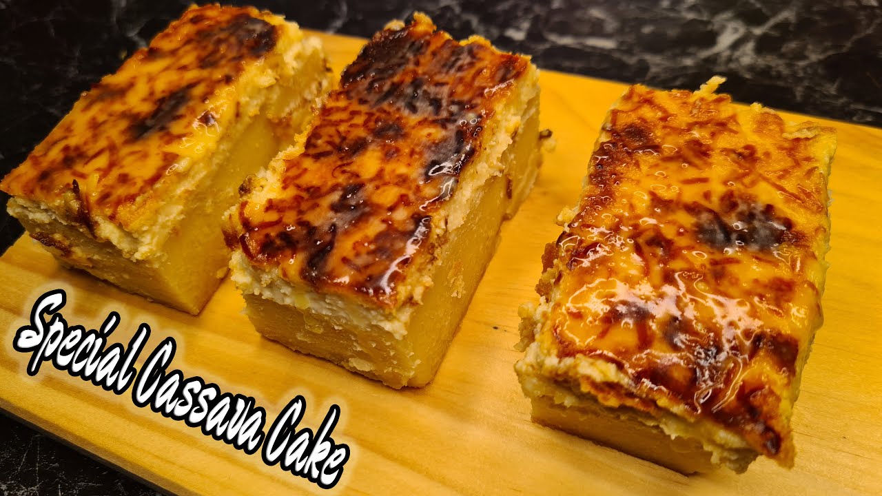 Special Cassava Cake | SUPER SOFT AND CREAMY | PINOY DELICACIES ...