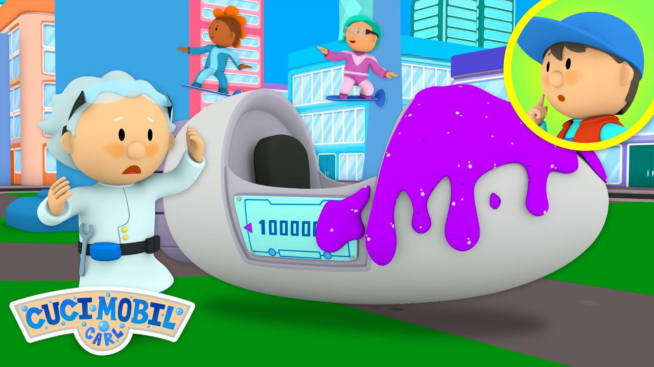 Mesin Waktu Dr. Toodleoo | Cuci Mobil Carl | Kartun Untuk Anak-Anak ...