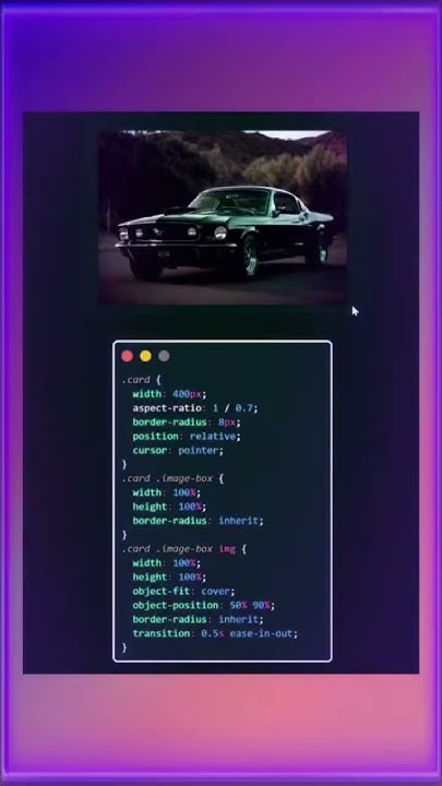 card Hover #angular #flutter #react #python #css #alonsonavastack #programming - YouTube
