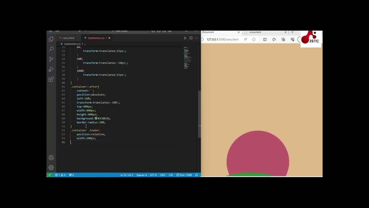 html and CSS 3d effect #coding #html #code #html #3d #css #video #htmlcss - YouTube