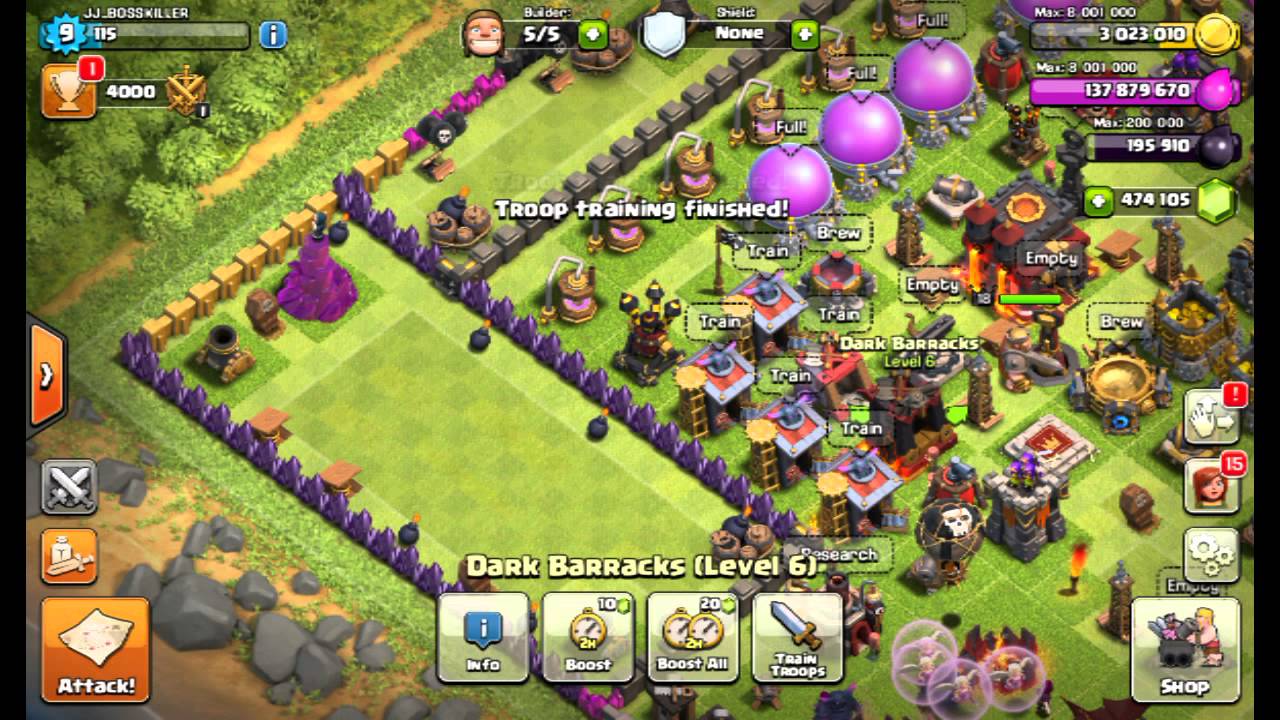 Clash of Clans raid! - YouTube