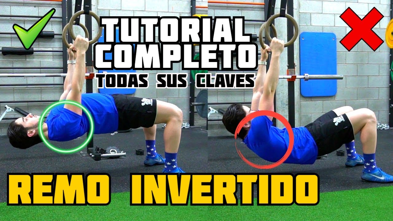 REMO INVERTIDO: Errores y Como progresar | Ejercicio de ESPALDA FUERTE Sin Pesas| (2/2) - YouTube