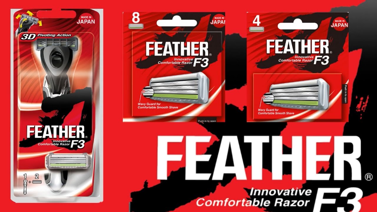Feather F3 cartridge type razor by Feather Safety Razor Co., Ltd. Made ...