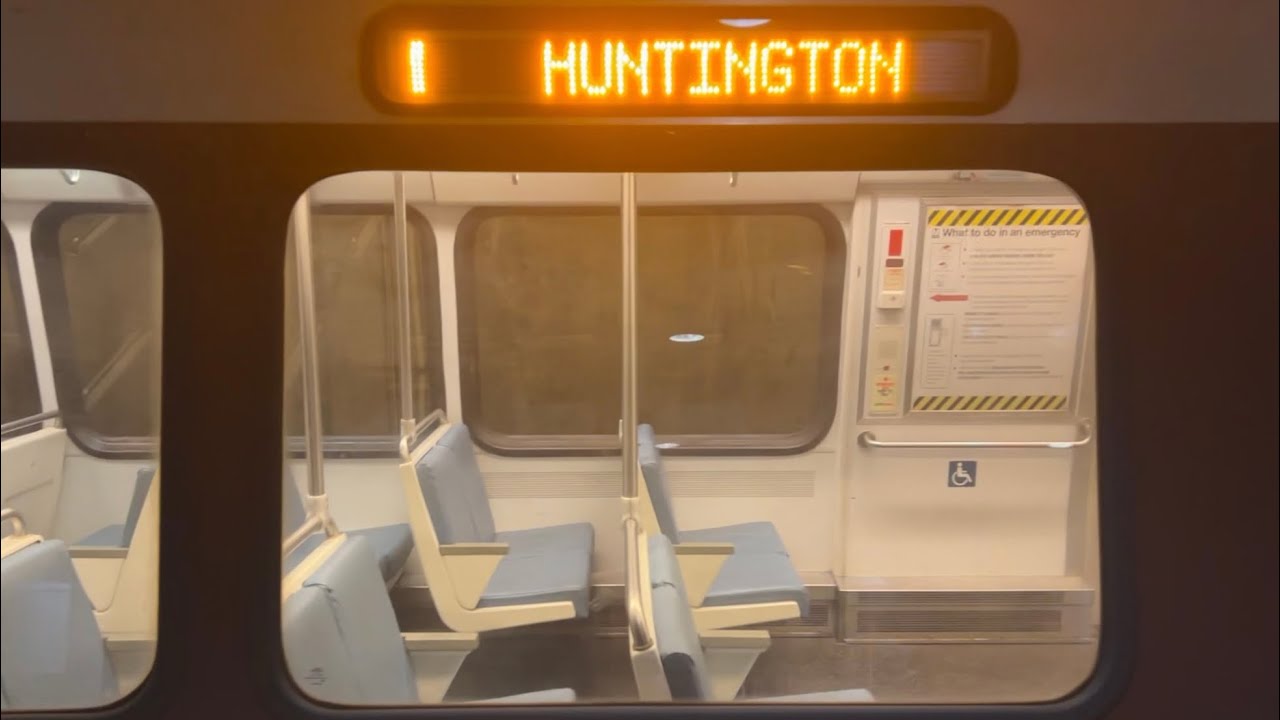 On Board a 6K WMATA (Yellow Line) from Mt Vernon Sq to Huntington - YouTube