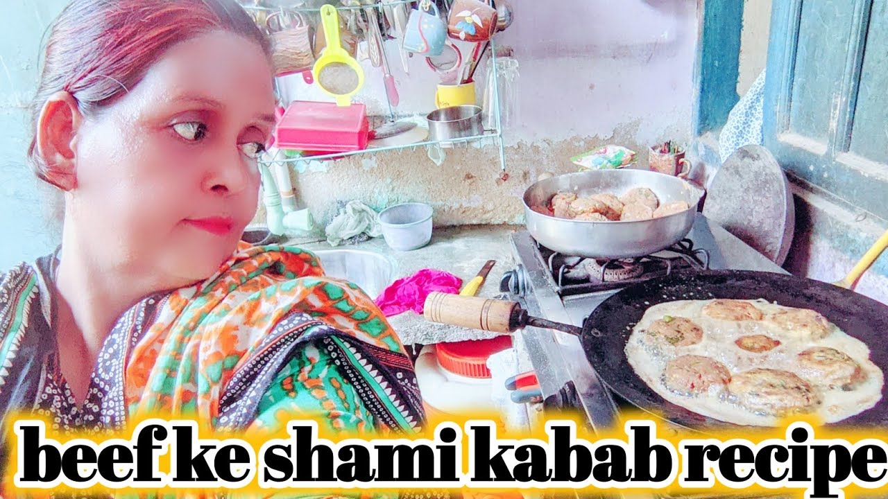 beef ke shami kabab recipe || beef k shami kabab banane ki recipe - YouTube