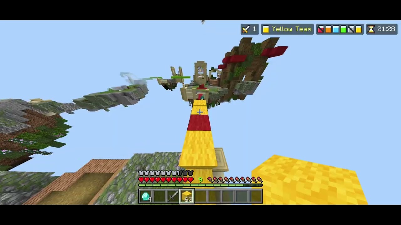 Minecraft bedwars gameplay - YouTube