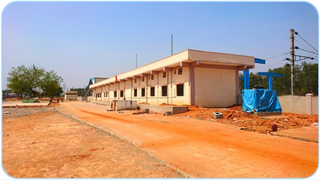 Ramachandrapuram New Mmts Railway station Construction Under processing ...