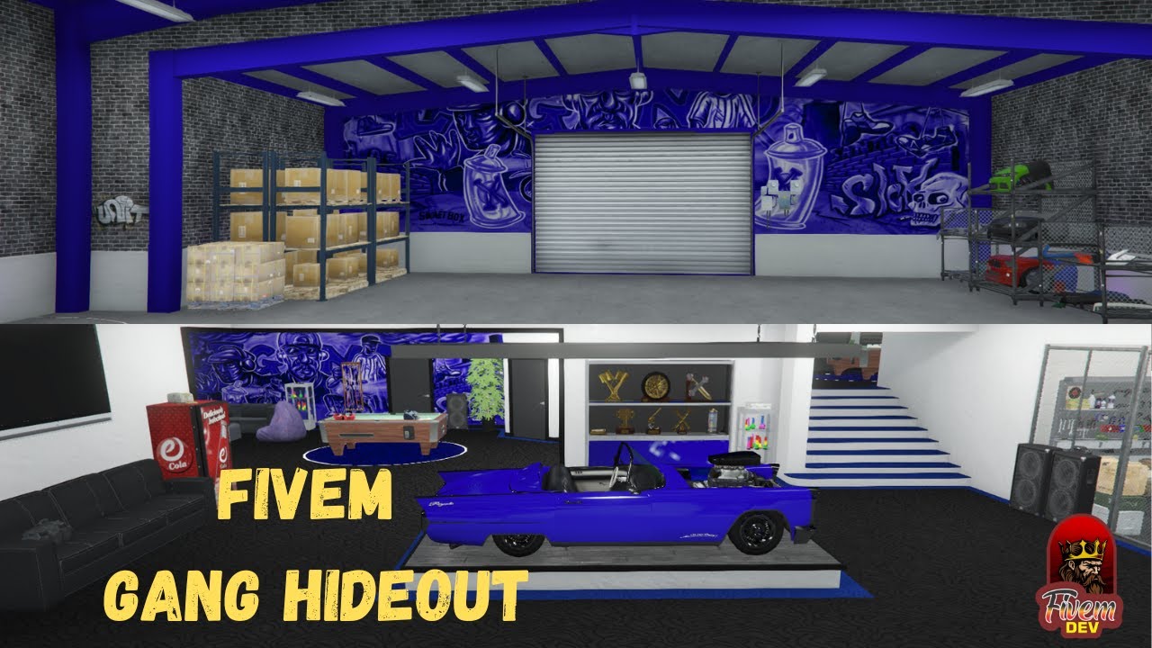 Gang Hideout [FiveM MLO - GTAV Interior]exploring Star light gang beach ...
