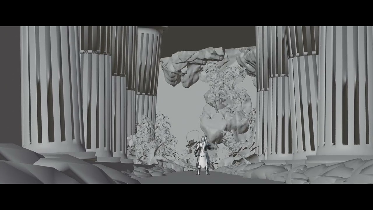 Boss Fight 3d challenge v1 (unrendered) - YouTube