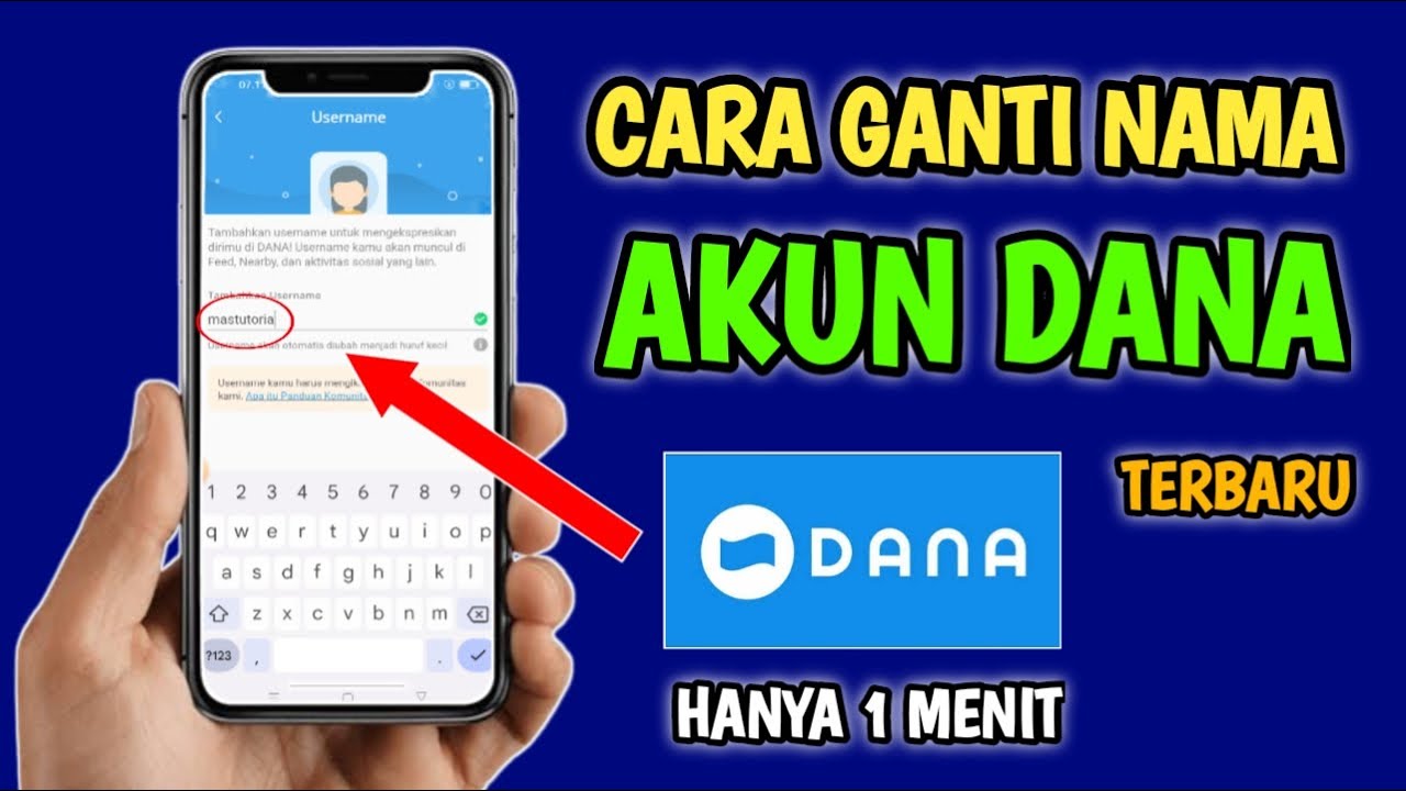 Cara Mengubah Nama Dana ( Cara Ganti Nama Dana ) - YouTube