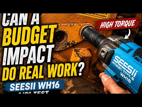 Can a Budget Impact Do Real WORK?  Seesii Impact Wrench WH16 high torque 1/2” testing 