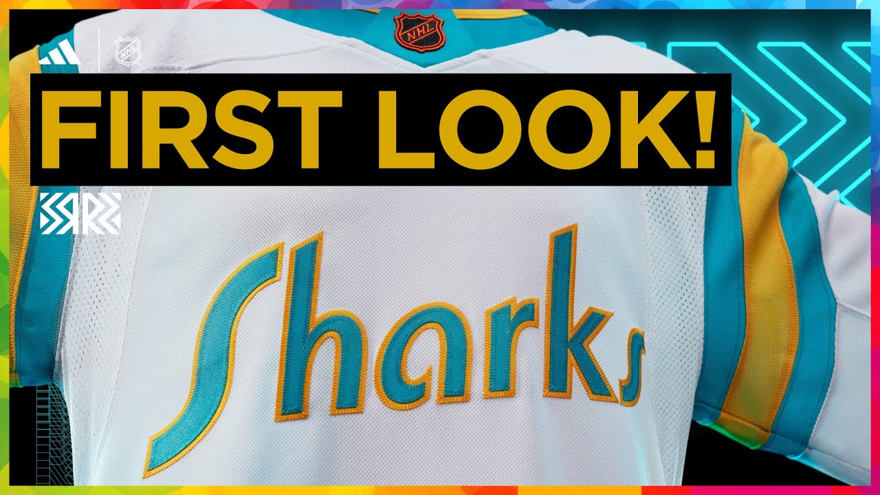 HANDS ON: San Jose Sharks Reverse Retro 2022-23 (Seals jersey) - YouTube