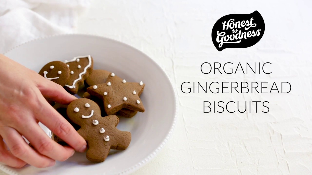Organic Gingerbread Biscuits - YouTube
