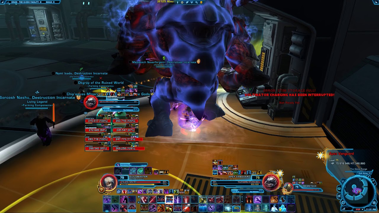 SWTOR | Apex Vanguard | Veteran Mode | Battery Carrier PoV - YouTube