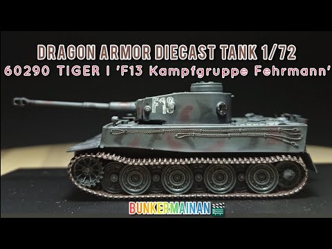 (ENG SUBS) DRAGON ARMOR 60290 TIGER I Hybrid - Fehrmann 1945 - Diecast Tank 1/72 German Panzer