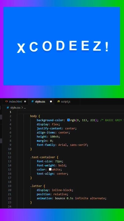 🪄Create Cool Text Animation With HTML &CSS | #xcodeez | #coding | #textanimation | #shorts - YouTube