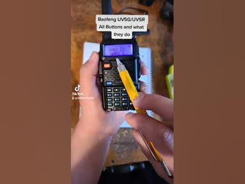 Baofeng UV5R/UV5G Buttons and what they do - YouTube