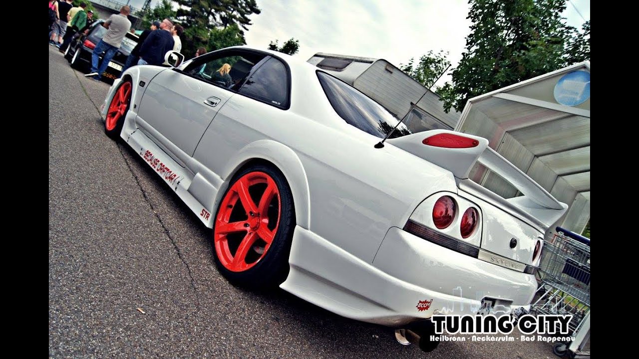 Nissan Skyline R33 GTST Hell Energy Tuning Night Karlsruhe dB uspuff ...
