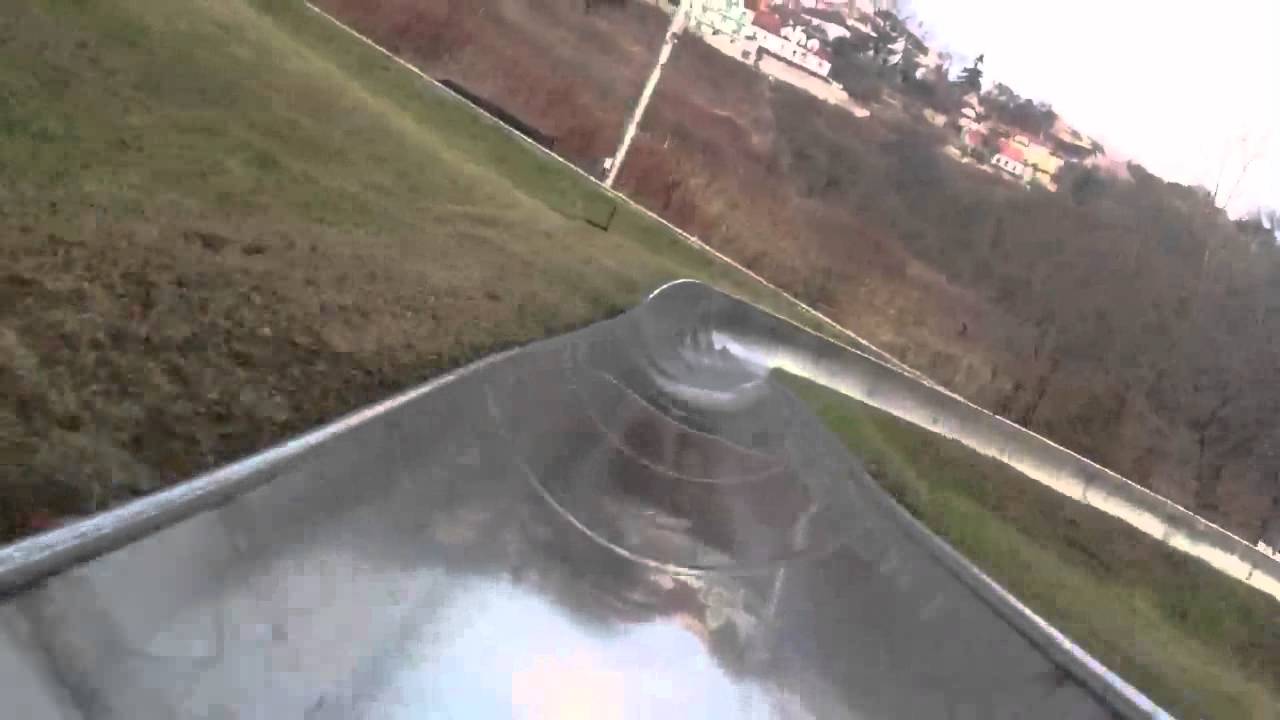 Prague dry bobsleigh - YouTube