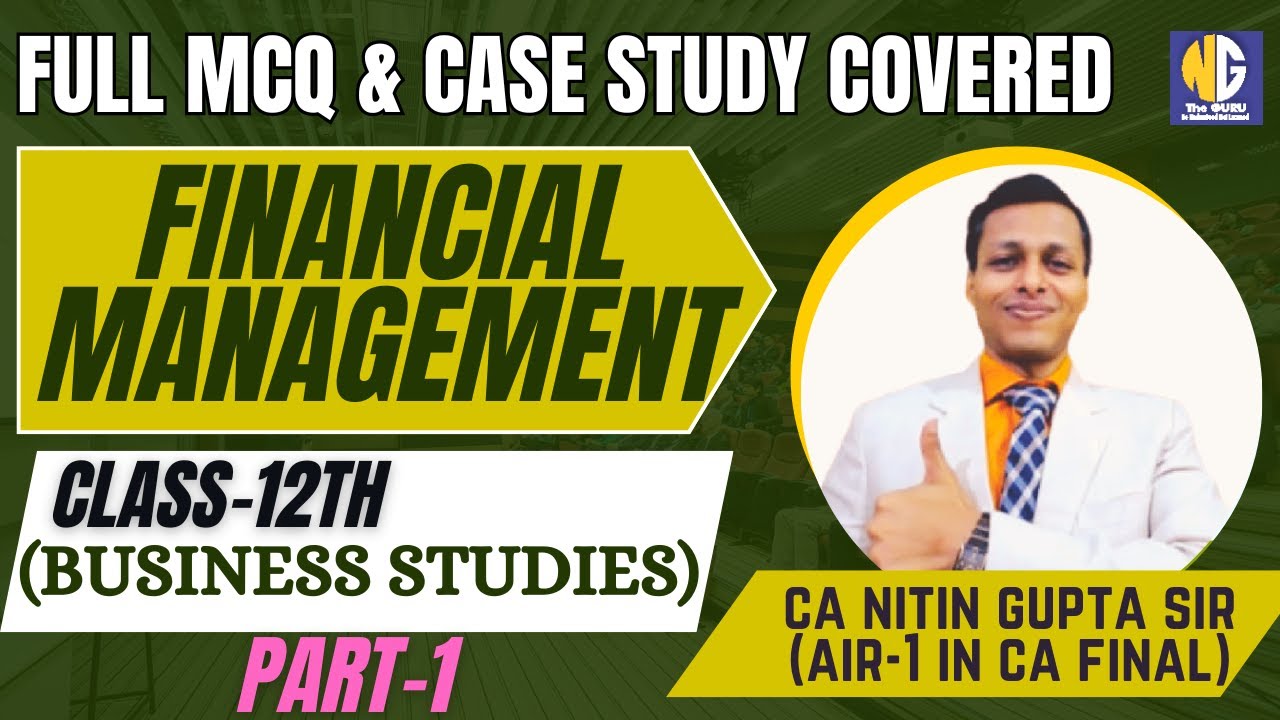 Financial Management 12 Business Studies | Financial management Class ...