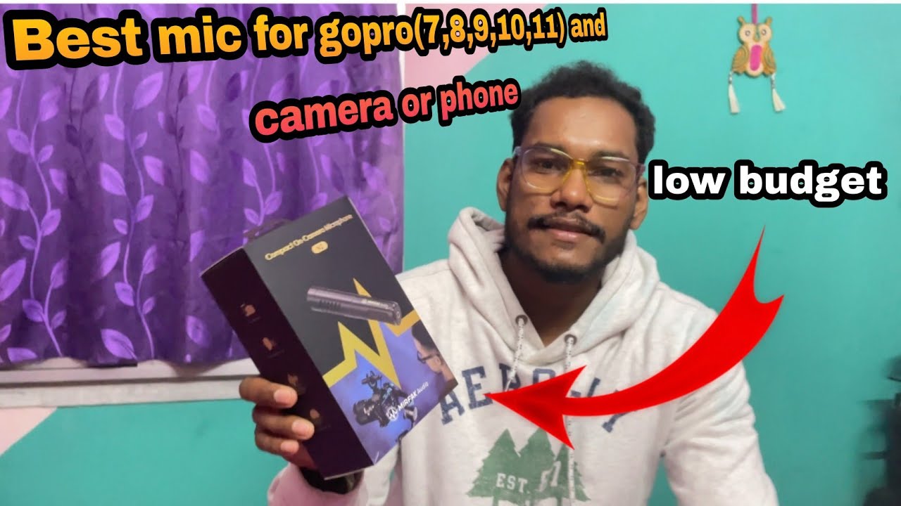 How to connect a microphone to GoPro hero 11 black | Low budget ...