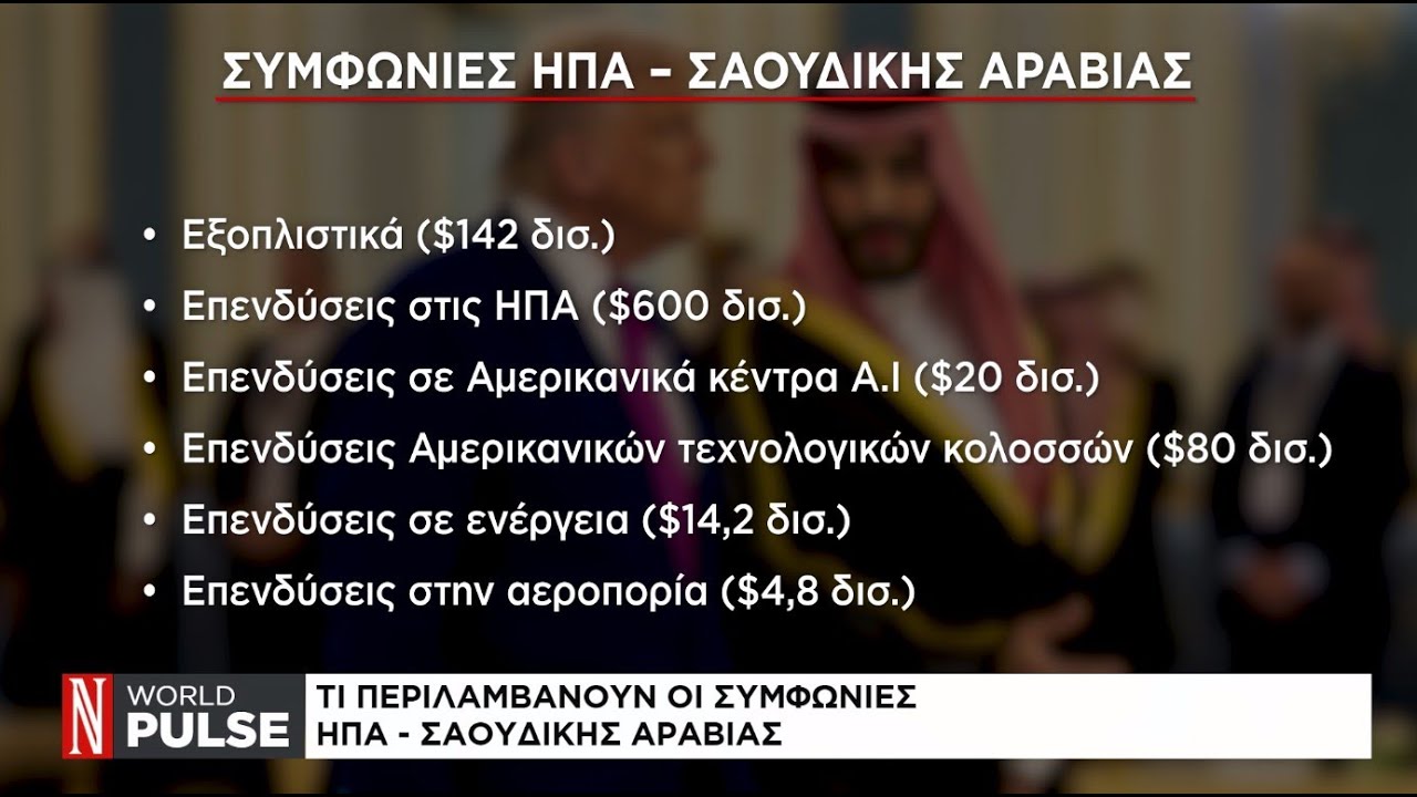Τι περιλαμβάνουν οι συμφωνίες ΗΠΑ - Σαουδικής Αραβίας - YouTube