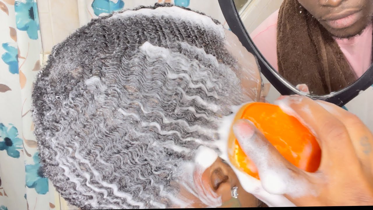 HOW TO WASH AND STYLE WITH SHORT HAIR || COARSE HAIR || 360 WAVES - YouTube