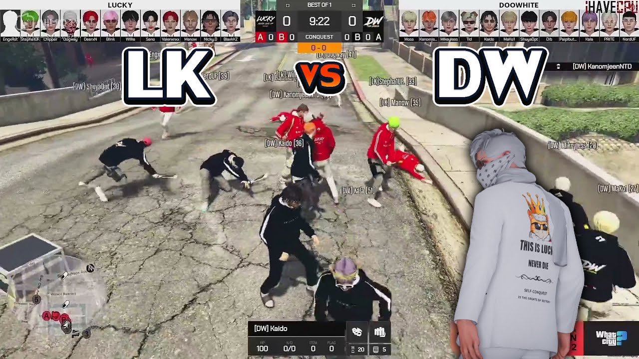 ชักนมดูเเข่ง LK VS DW ไม้สเตฟาลั่นจัด | GTA V FiveM - YouTube