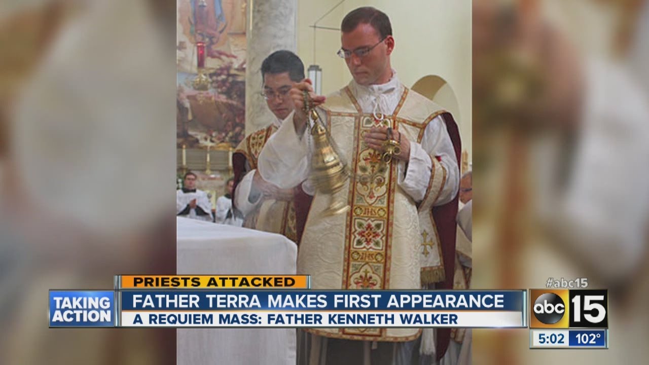 Father Joseph Terra shows up for Requiem Mass - YouTube