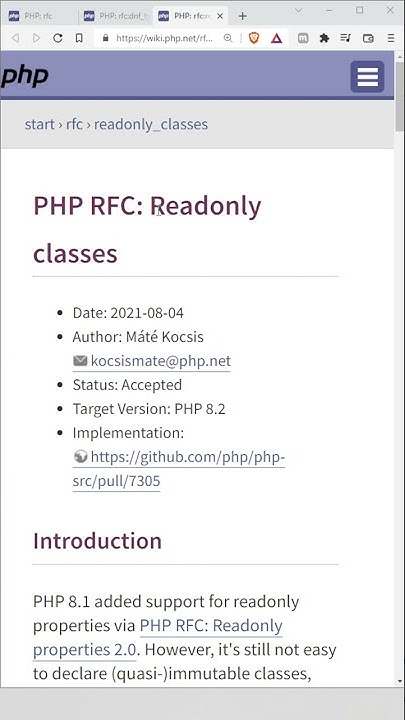 Novidades do PHP 8.2: Readonly classes | Dias de Dev - YouTube
