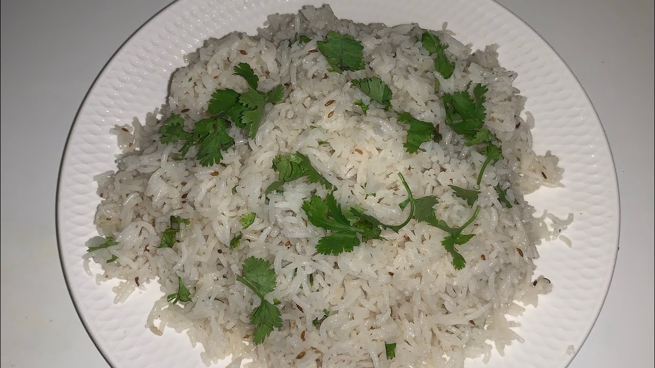 Ghee rice/ Jeera Rice Restaurant Style/simple ghee rice - YouTube
