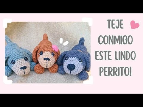 PERRITO A CROCHET PASO A PASO - AMIGURUMI🐶 - YouTube